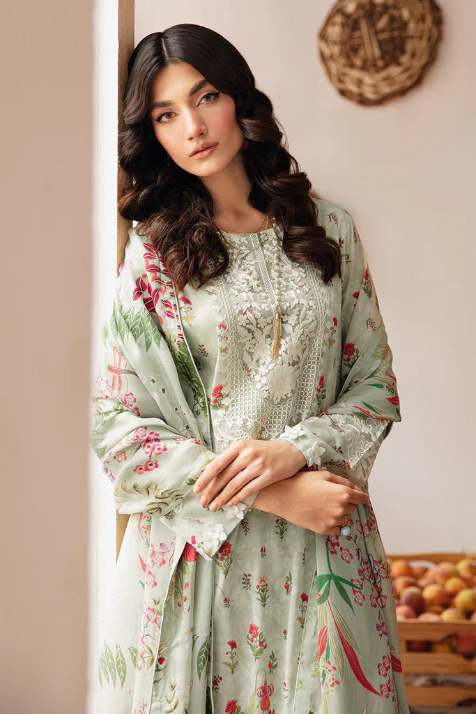 Ramsha - Rangrez Lawn Collection 2024 - N-409|Pakistani Suit – AL LIBAASH